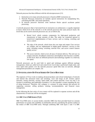A Comparison of Four Series of CISCO Network Processors | PDF