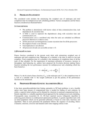 Hybrid Genetic Algorithm for Bi-Criteria Multiprocessor Task Scheduling with Communication Delay ...