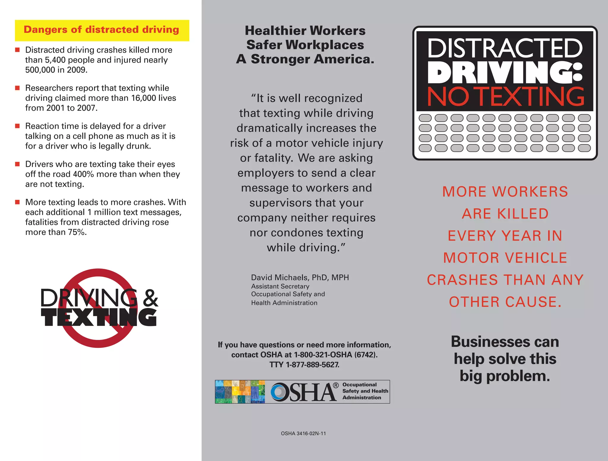 3416distracted driving-flyer | PDF