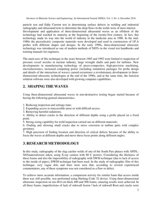 Using Advanced Inspection Method (Three-Dimensional Ultrasonic) in ...