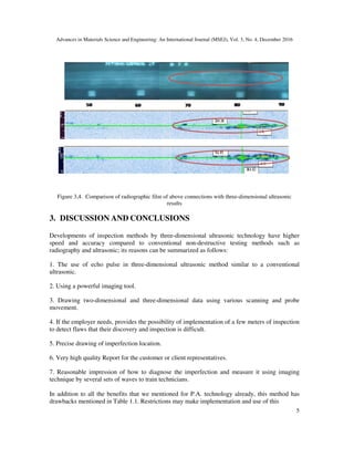 Using Advanced Inspection Method (Three-Dimensional Ultrasonic) in Recognition of Defects in ...