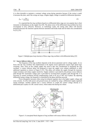 CMOS ring oscillator delay cell performance: a comparative study | PDF