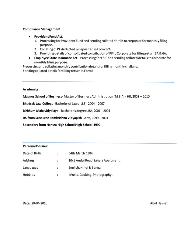Abul Hasnat Resume | DOCX
