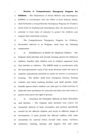 Children in Emergencies Bill | PDF | Adoption and Fostering | Parenting