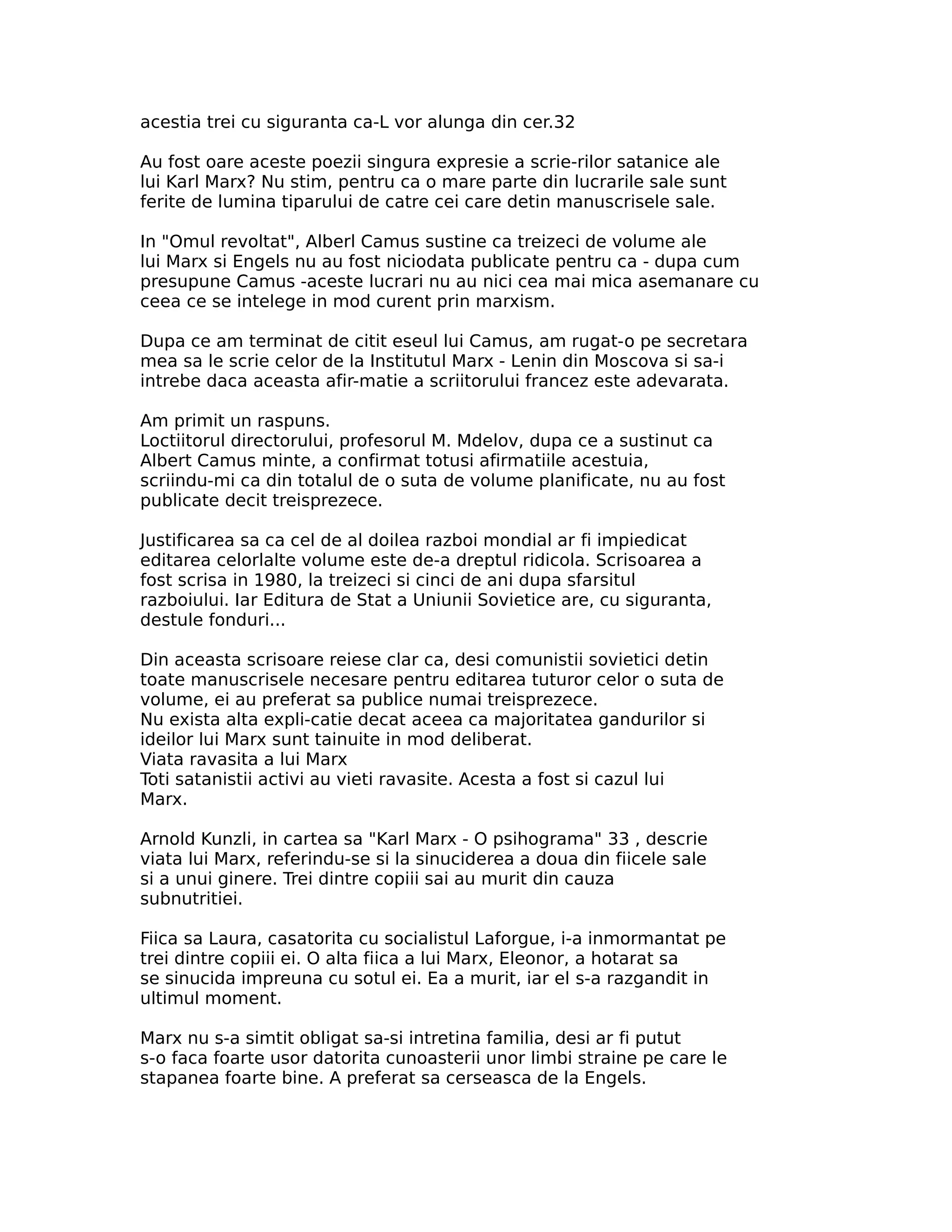 3419702 marx-si-satan-de-richard-wurmbrand-1994 | PDF