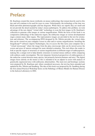 Histologic Basis Of Mouse Endocrine System Development A Comparative ...