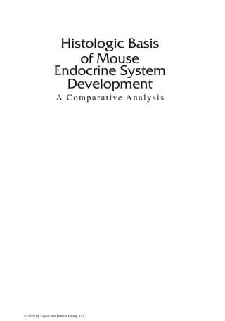 Histologic Basis Of Mouse Endocrine System Development A Comparative ...