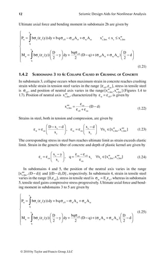 Seismic Design Aids For Nonlinear Analysis Of Reinforced Concrete ...