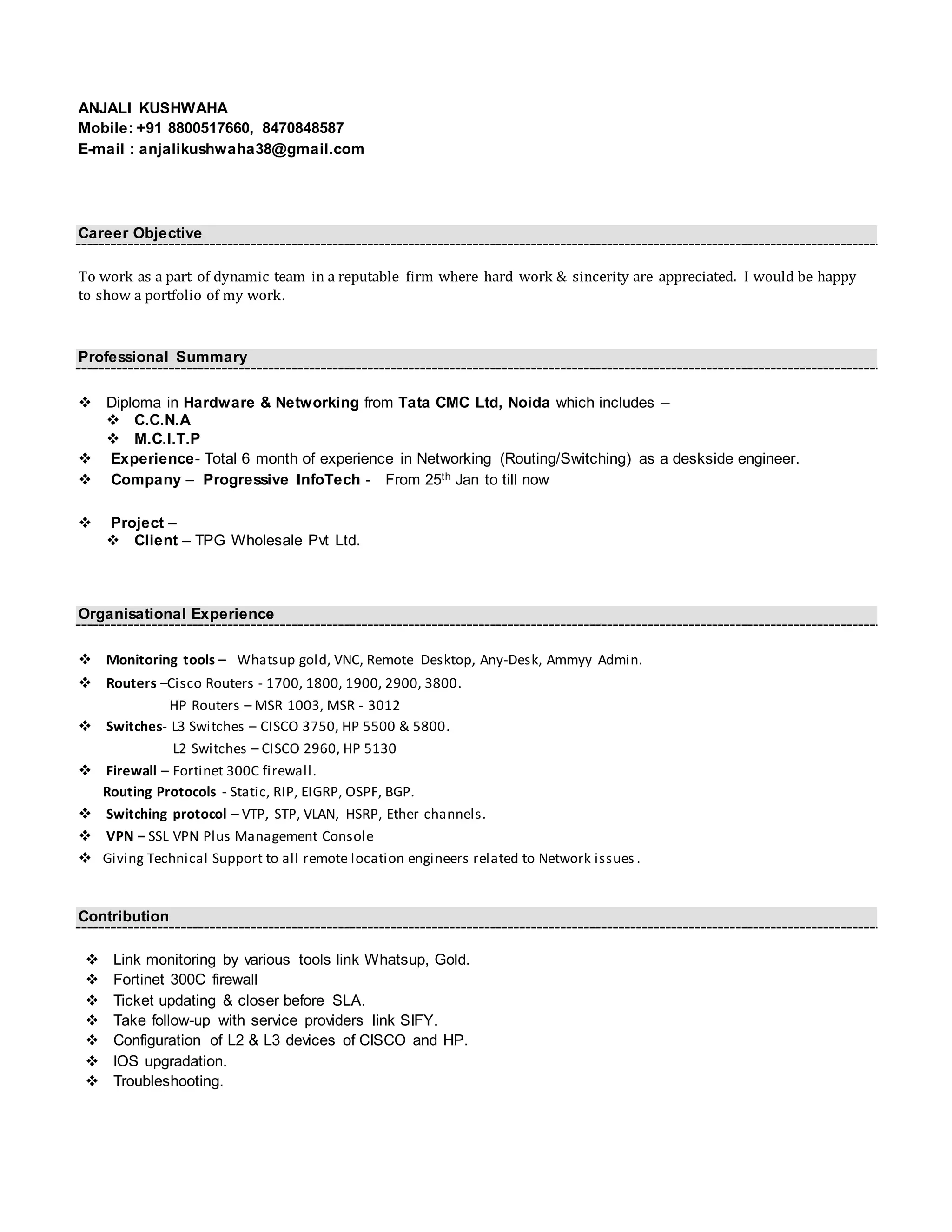 Anjali Updated CV | DOCX