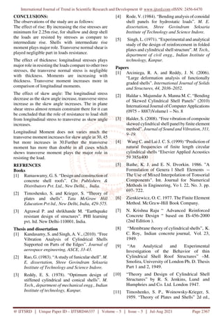 Analysis of Parabolic Shell by Different Models Using Software SAP 2000 | PDF