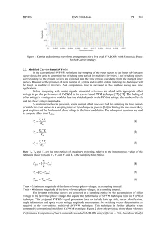Performance Comparison of Star Connected Cascaded STATCOM Using Different PWM Techniques | PDF