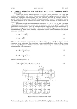 Performance Comparison of Star Connected Cascaded STATCOM Using Different PWM Techniques | PDF