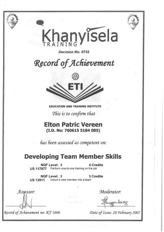 certificates | PDF