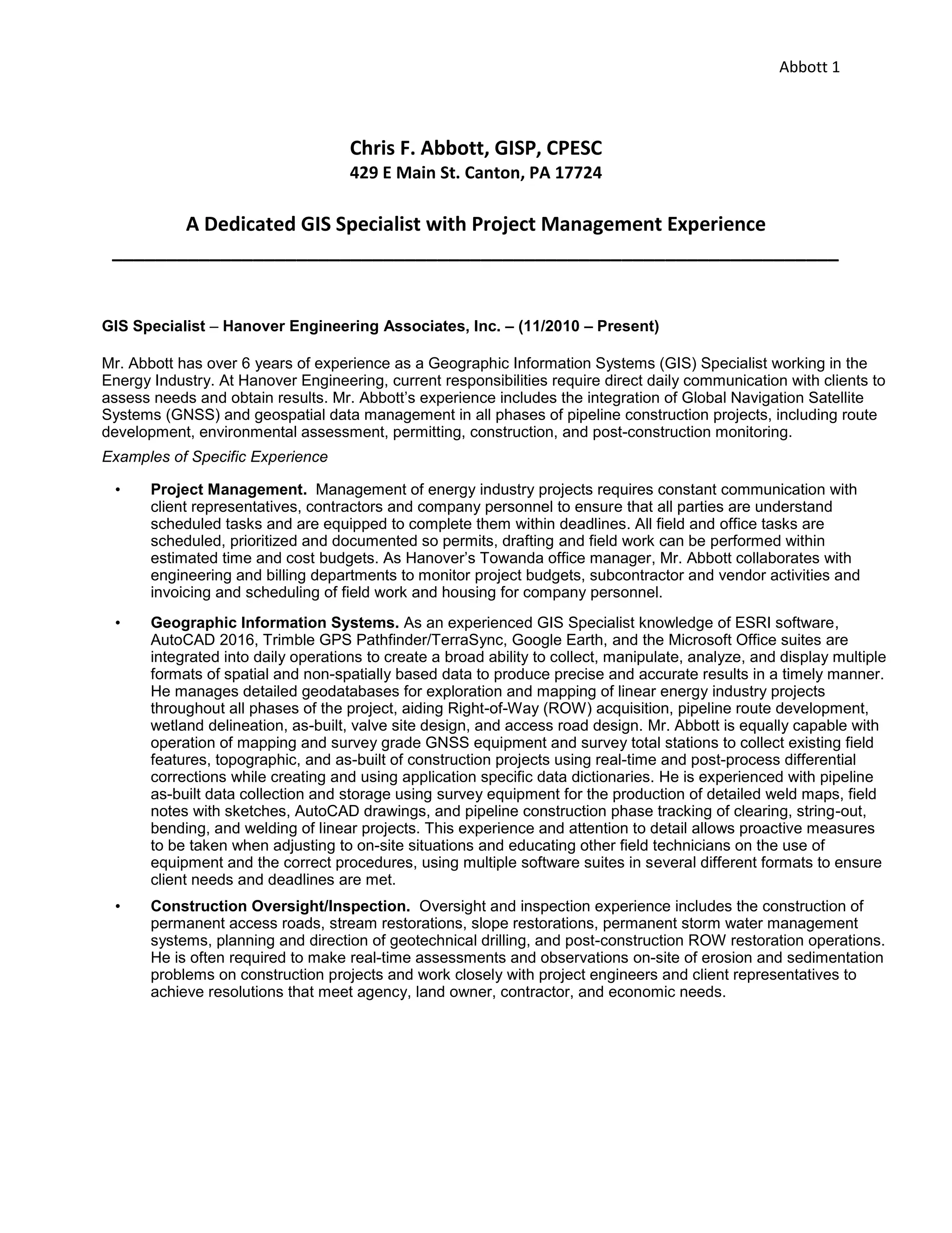CAbbott_Resume_GISP_072416 | PDF