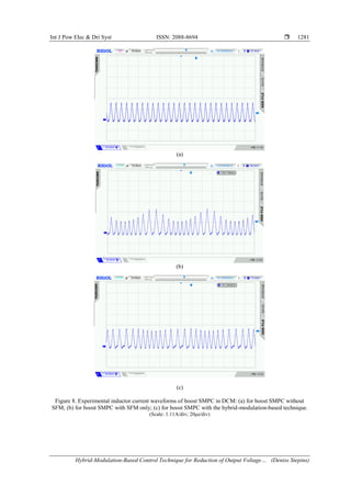 Hybrid-Modulation-Based Control Technique for Reduction of Output Voltage Ripples in Frequency ...