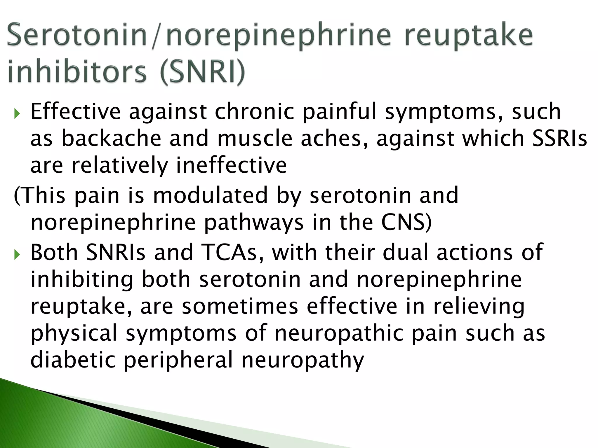Antidepressants - Pharmacology | PDF