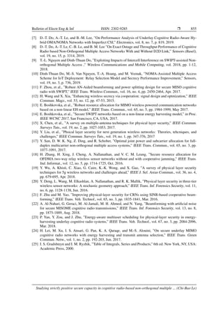 Studying strictly positive secure capacity in cognitive radio-based non-orthogonal multiple ...