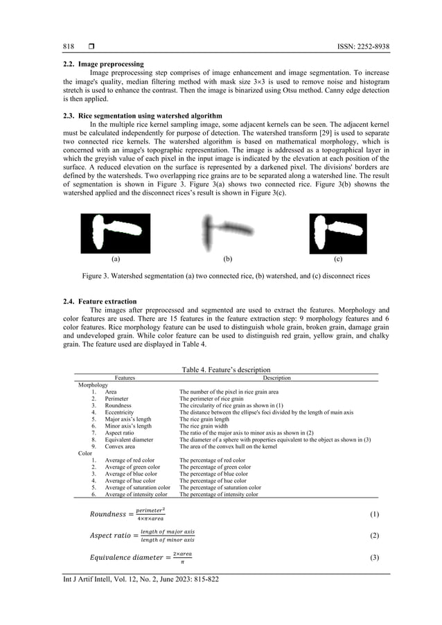 Thai Hom Mali rice grading using machine learning and deep learning approaches | PDF