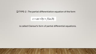 PARTIAL DIFFERENTIATION & APPLICATION . | PPT