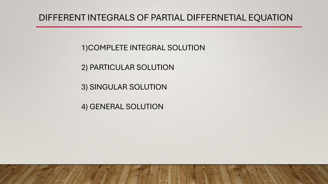 PARTIAL DIFFERENTIATION & APPLICATION . | PPT
