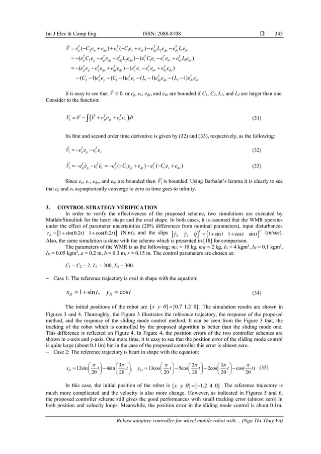 Robust Adaptive Controller For Wheel Mobile Robot With Disturbances And Wheel Slips Pdf