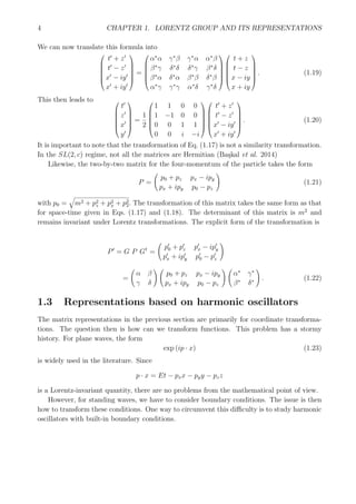 Physics Of The Lorentz Group Sibel Baskal Young S Kim Marilyn E Noz | PDF