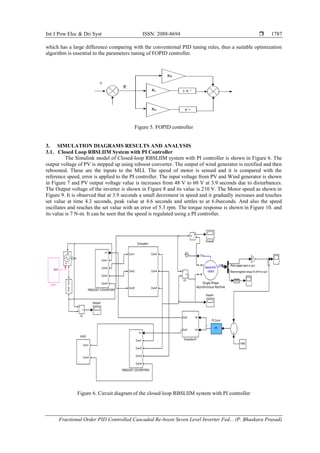 Fractional Order PID Controlled Cascaded Re-boost Seven Level Inverter ...