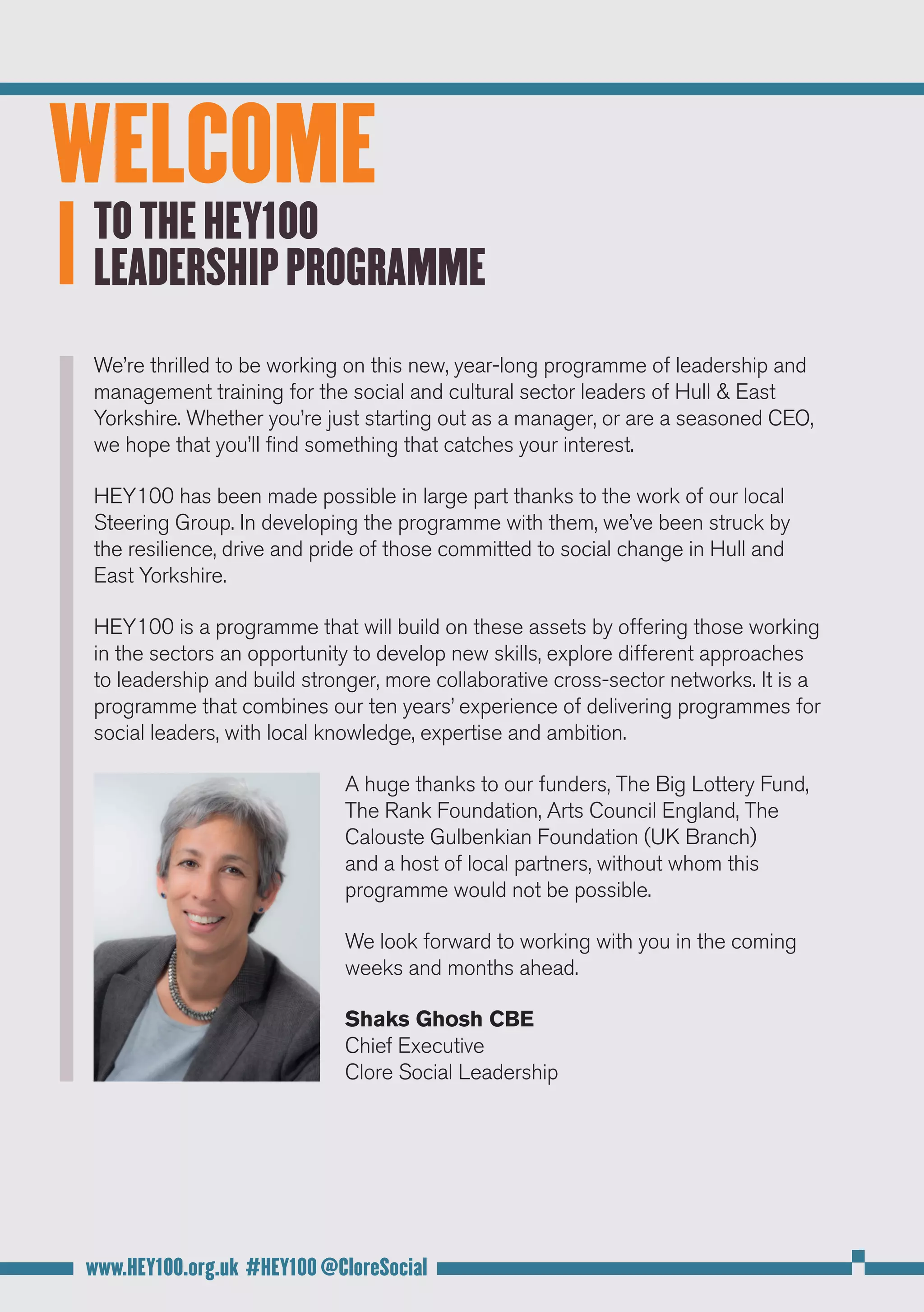 HEY100 Leadership Programme | PDF | Non-Profit Organizations | Industries