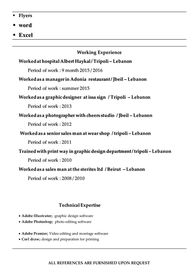 my cv lebanon27 | PDF
