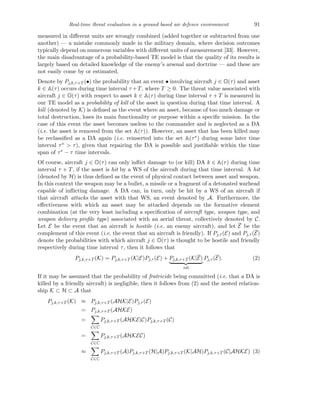 Real-time threat evaluation in a ground based air defence environment | PDF