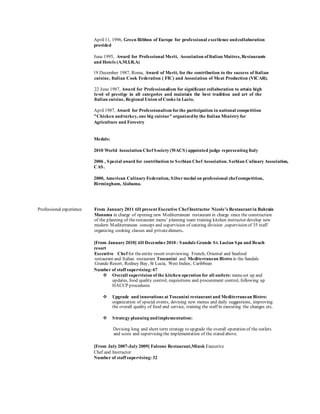 update cv 2015 | DOCX