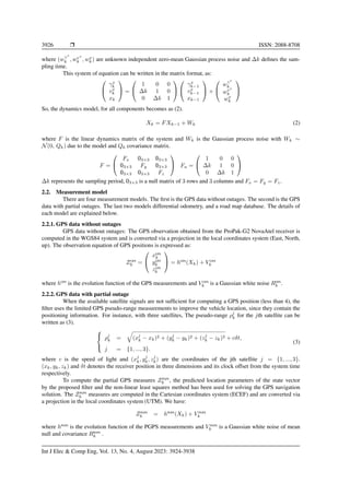 Vehicle positioning in urban environments using particle filtering-based global positioning ...
