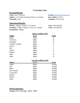 CurriculumVitae (1) | PDF