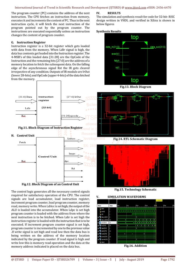 Implementation of 32 Bit RISC Processor using Reversible Gates | PDF