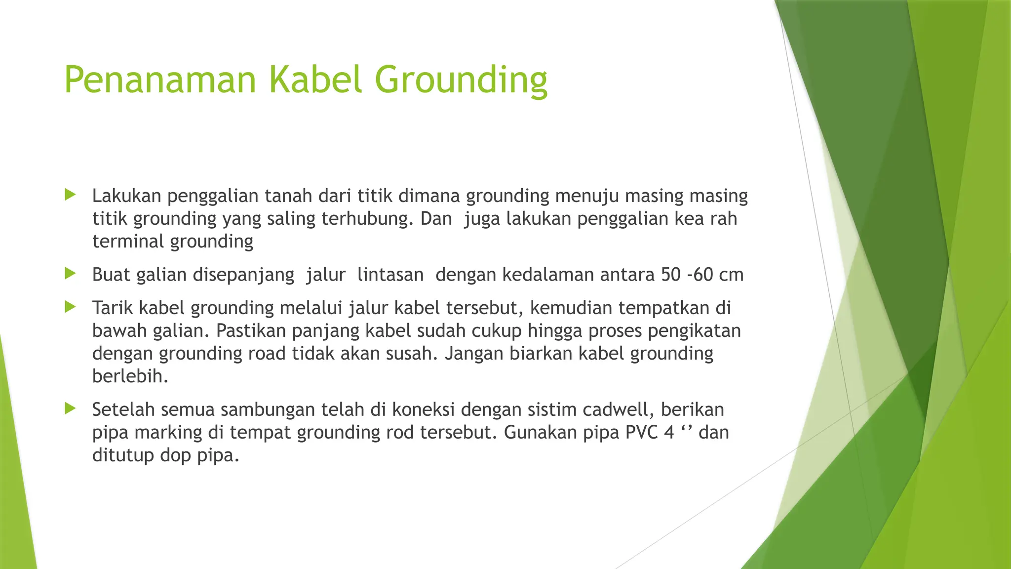 343158270-Pemasangan-dan-Pemeliharaan-Grounding-pptx.pptx