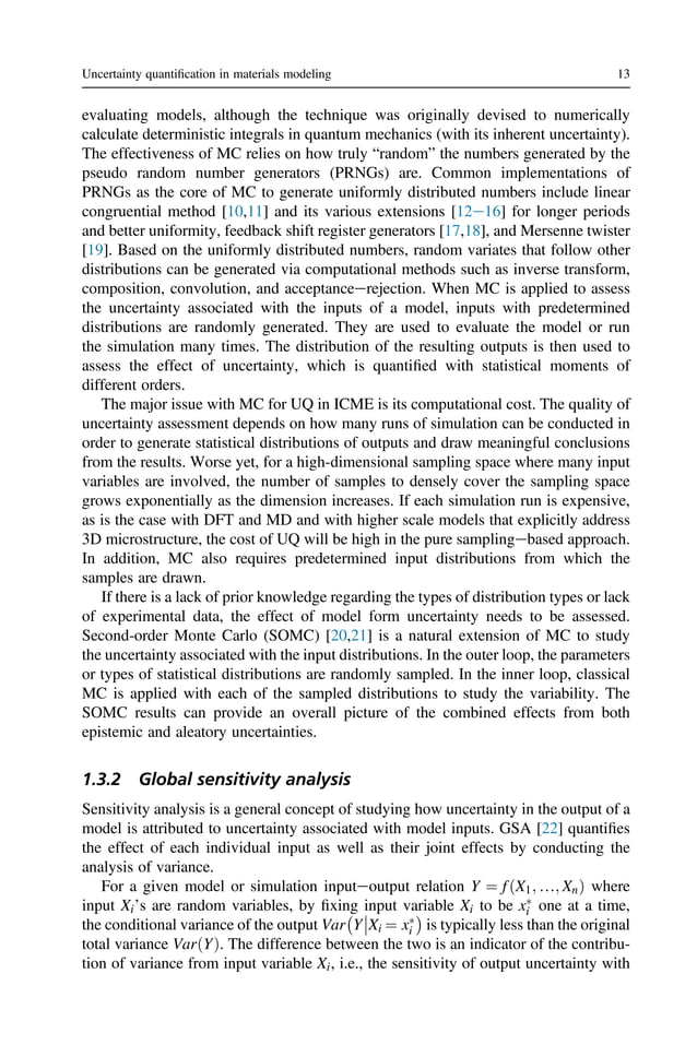 Uncertainty Quantification in Multiscale Materials Modeling Mcdowell | PDF
