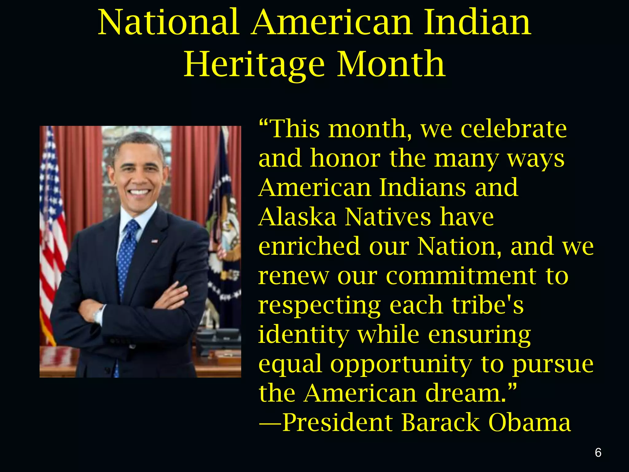 Native American Indian Month | PPTX