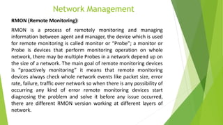 343492490-Network-Management-and-Administration.pptx | Computer Networking | Computing