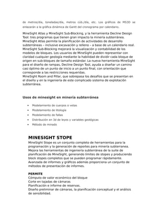 343959389 minesight-3d-recorte-informacion-autoguardado | PDF