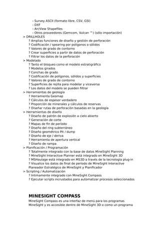 343959389 minesight-3d-recorte-informacion-autoguardado | PDF