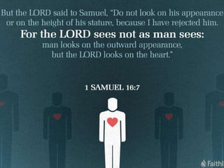 (343a) god's grand story 1 samuel part 5 character contrast david early years | PPT