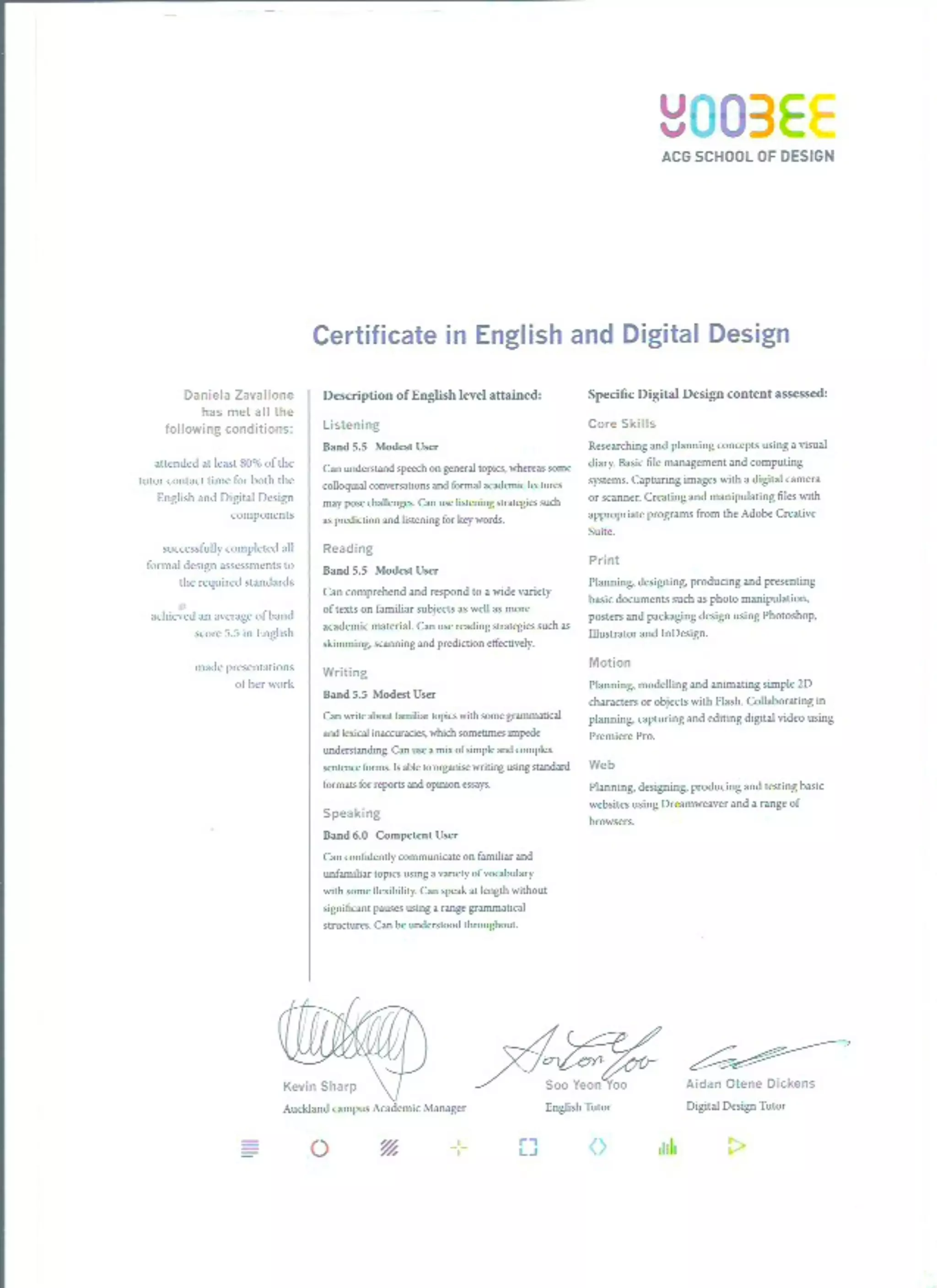 CertificateYooBee | PPT