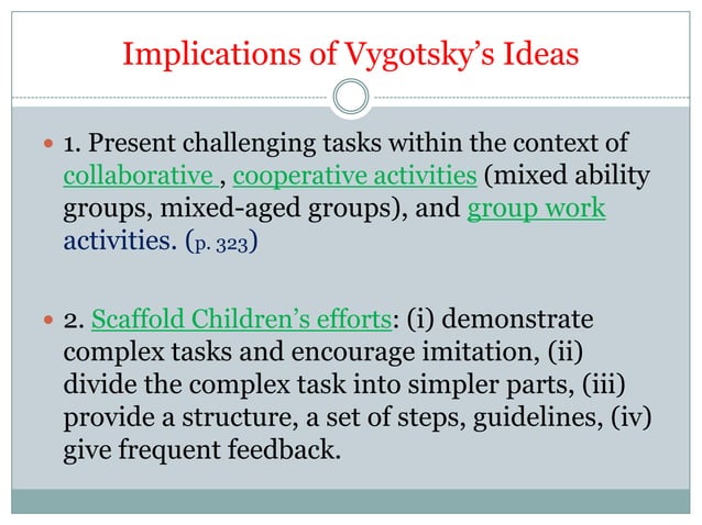 343 educational implications of vygosky’s theory1 | PPTX