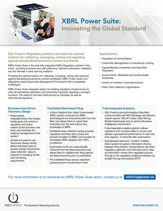 SQL Power - XBRL Power Suite | PDF