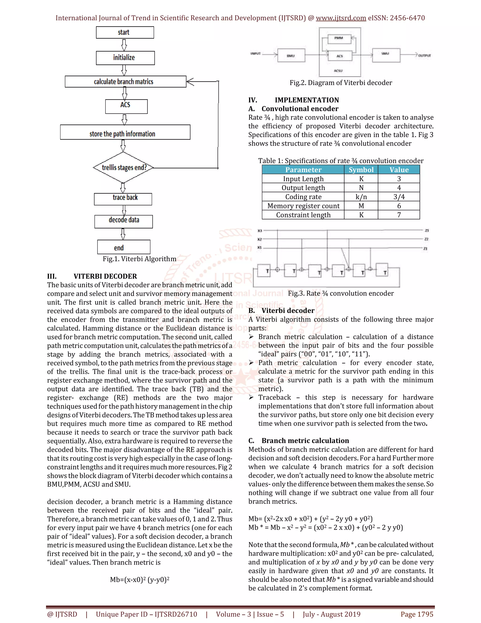 Viterbi Decoder Plain Sailing Design for TCM Decoders | PDF