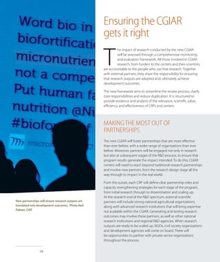 CGIAR-SRF-March_2011_BROCHURE | PDF