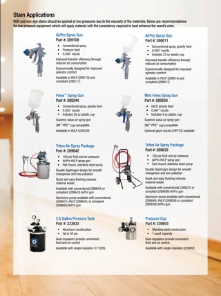 Graco Wood Finishing Solution Brochure Of PT Tosanda Dwi Sapurwa | PDF