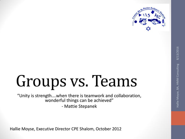 Groups vs Teams | PDF