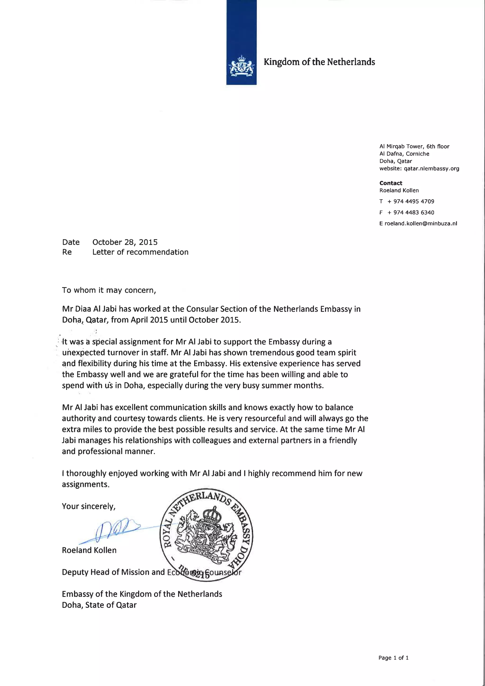 Recommendation letter | PDF