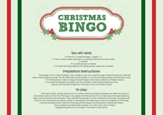 Christmas bingo-Color | PDF | Board Games and Puzzles | Games and Puzzles